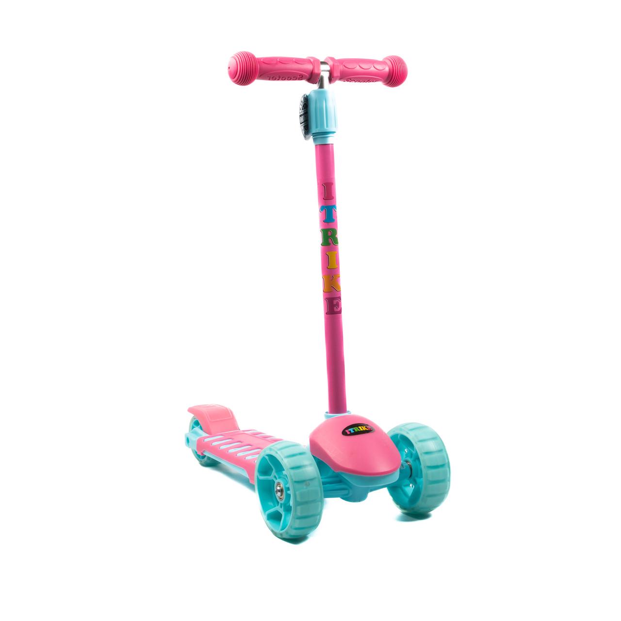 ᐉ Самокат детский трехколесный iTrike MAXI JR 3-060-34-P руль 56-68 см ...