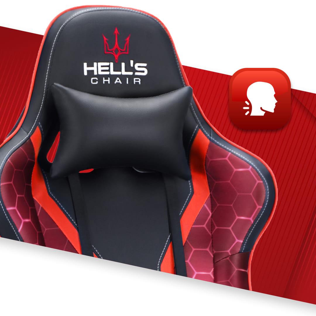 ᐉ Крісло геймерське Hell's Chair Hexagon Red • Краща ціна в Києві ...