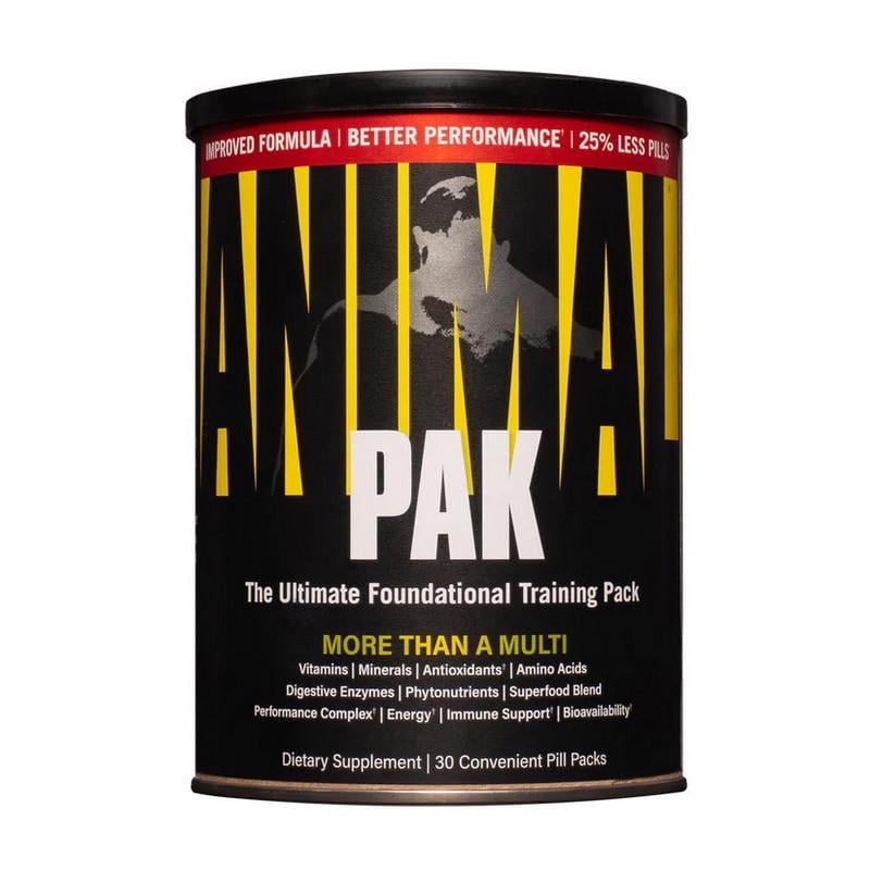 ᐉ Мультивітаміни Universal Animal Pak Improved Formula 30 капс. (22312 ...