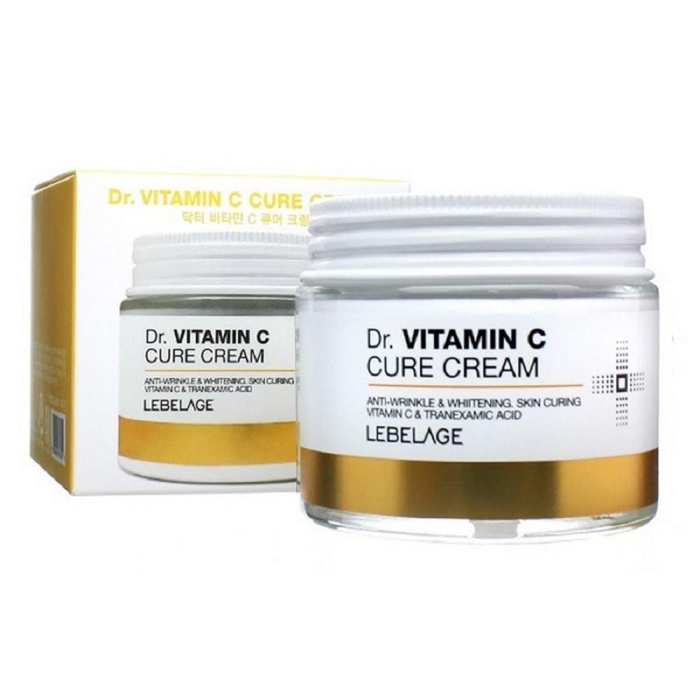 Крем для обличчя З Lebelage Dr. Vitamin C Cure Cream з вітаміном 70 мл ...