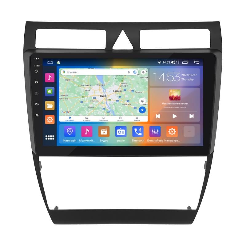 ᐉ Магнітола штатна Lesko для Audi A6 II C5 Рестайлінг 2001-2005 IPS 9" 2/32 GB CarPlay 4G Wi-Fi ...