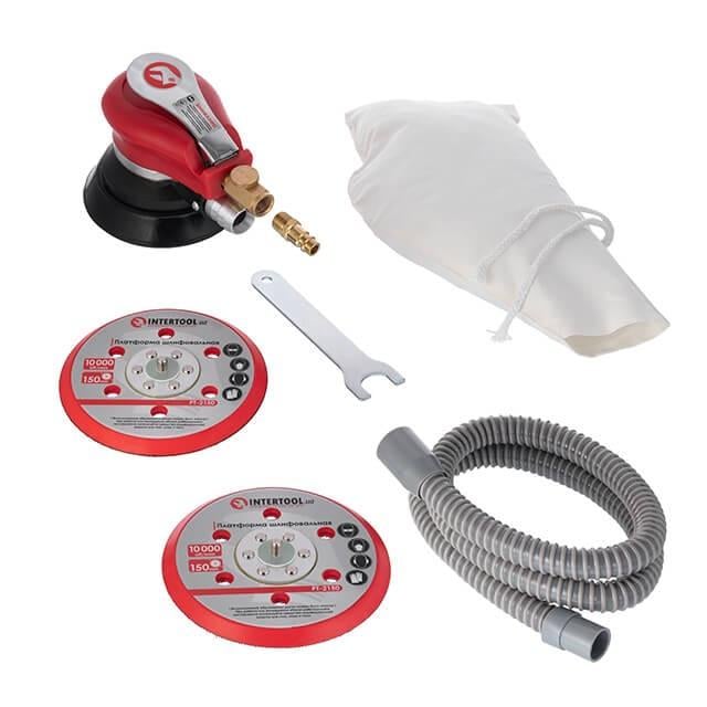 ᐉ Шліфмашина пневматична ексцентрикова Intertool PT-1007 150 мм • Краща ціна в Києві, Україні ...