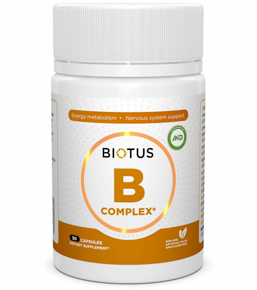 В комплекс Biotus B-Complex 50 Caps (BIO-531033) • Краща ціна в Києві ...