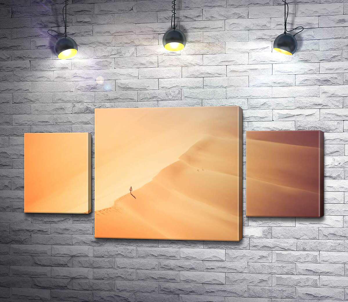 ᐉ Модульная картина ArtPoster Одинокий силуэт человека, идущего по ...