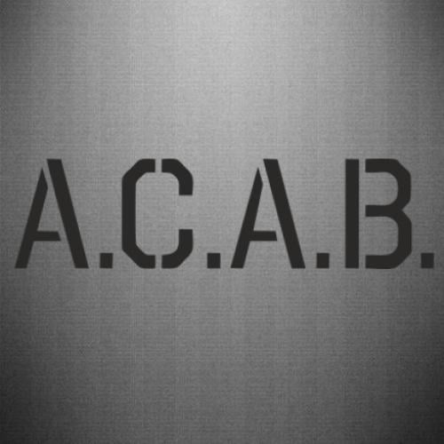 ᐉ Наклейка A.C.A.B. 15x4 см Черный (21561156) • Купить в Киеве, Украине ...