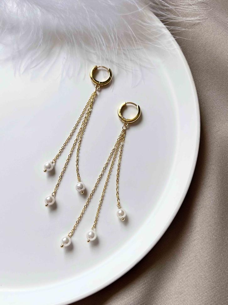 ᐉ Серьги цепочки (5474) • Купить в Киеве, Украине • Лучшая цена в Эпицентр