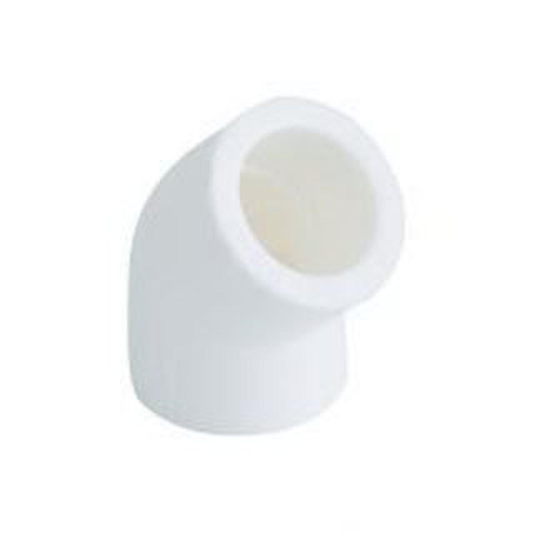 ᐉ Кутник KALDE PPR 45° ф25 Білий 14025 (000017801) • Краща ціна в Києві ...