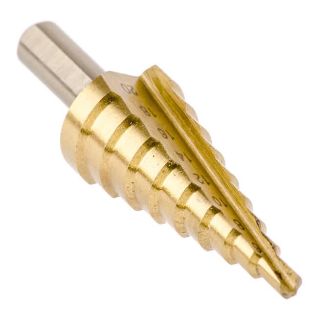 ᐉ Свердло ступінчасте Intertool SD-5820 по металу 4-20 мм • Краща ціна в Києві, Україні • Купити ...