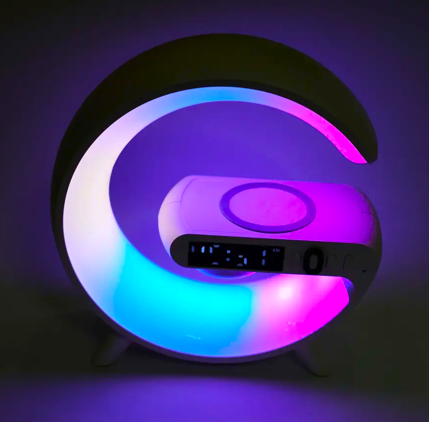 ᐉ Лампа-нічник G63 RGB G-Smart Light з бездротовою зарядкою 10W і ...