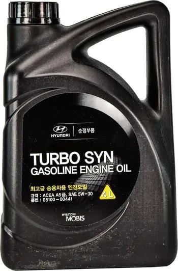 ᐉ Моторное масло Mobis Hyundai Kia Turbo Syn 5W-30 4 л (0510000441 ...
