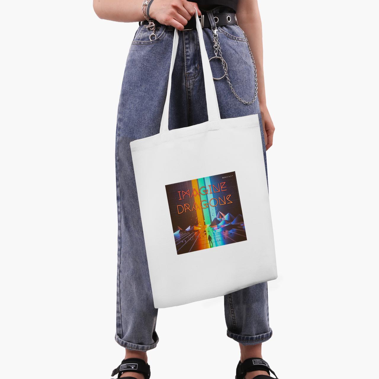 ᐉ Эко сумка шоппер Imagine Dragons 41x35 см Белый (9227-2980-WT1 ...