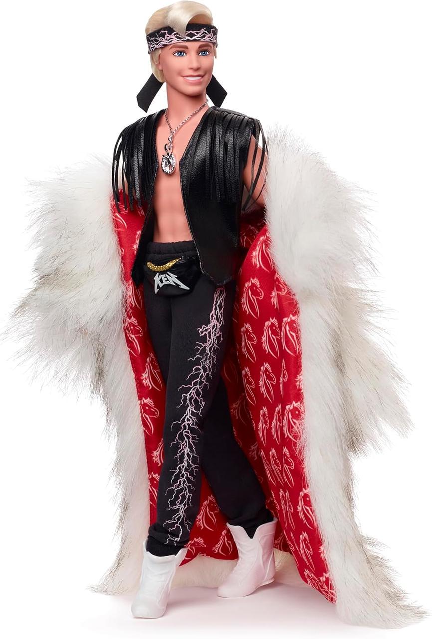 ᐉ Кукла коллекционная Ken Doll Wearing Big Faux Fur Coat Кен в ...