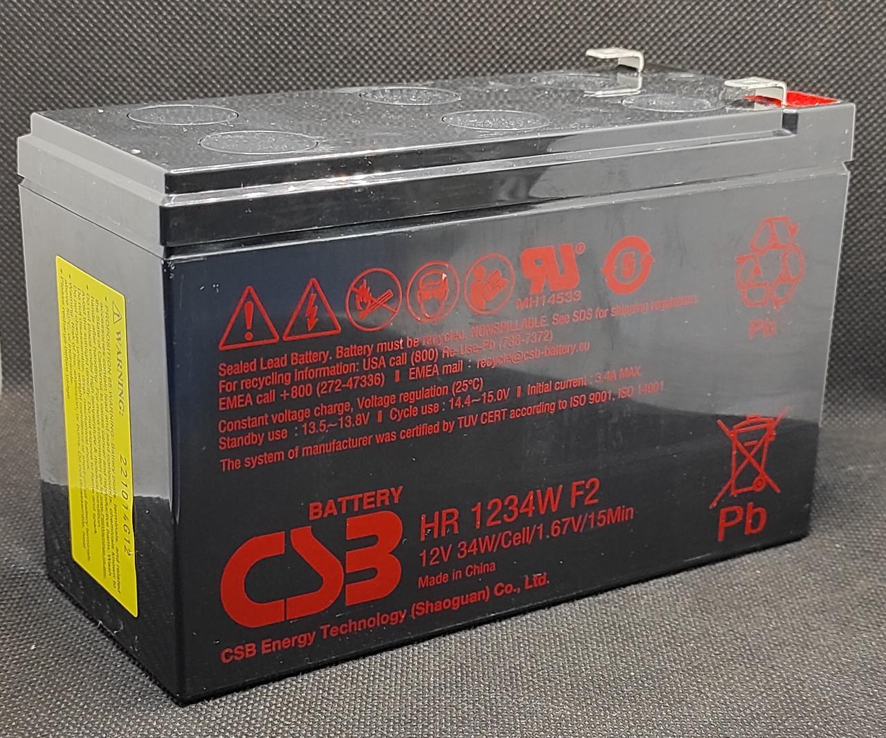 ᐉ Акумулятор CSB HR1234WF2 12V 9 Ah (18515818) • Купить в Киеве ...