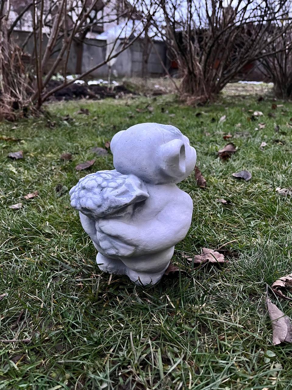 ᐉ Садова фігура статуетка Троль квітка з цементу ручна робота 14 см 640412 • Краща ціна в