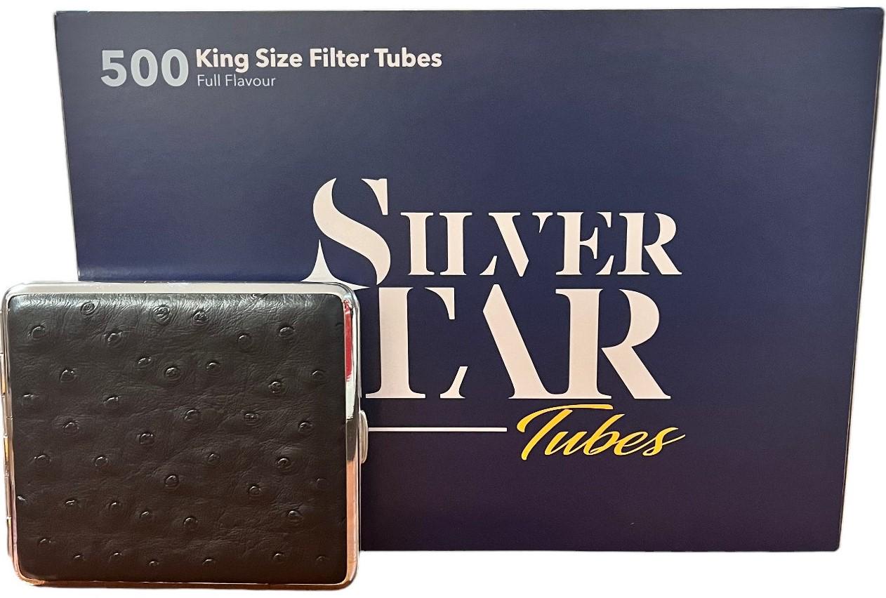 ᐉ Гільзи для сигарет Silver Star 500 та портсигар Atomic (980314 ...
