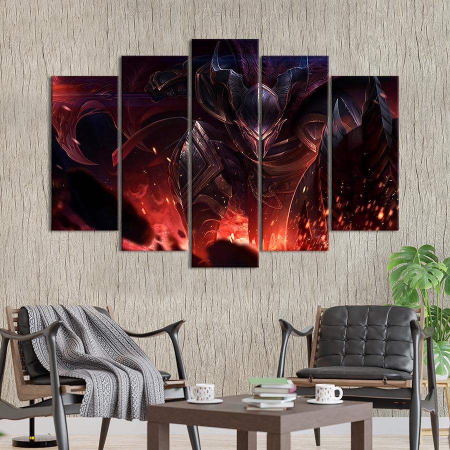 ᐉ Настенний декор Загадочный рыцарь League of Legends 187x119 см (A223-5)