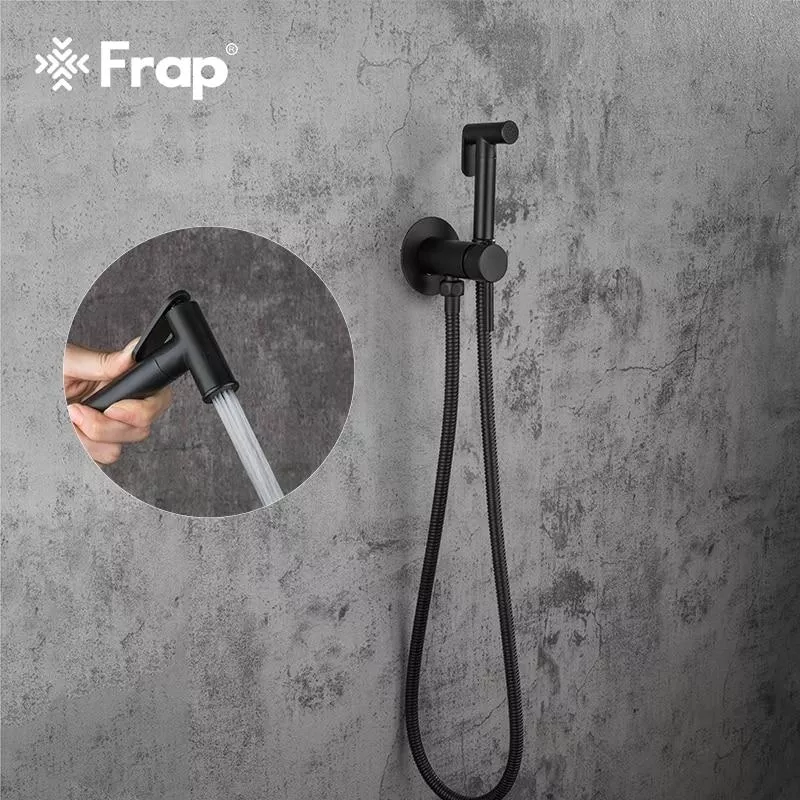 ᐉ Душ гігієнічний Frap F7505-6 Чорний • Краща ціна в Києві, Україні • Купити в Епіцентр