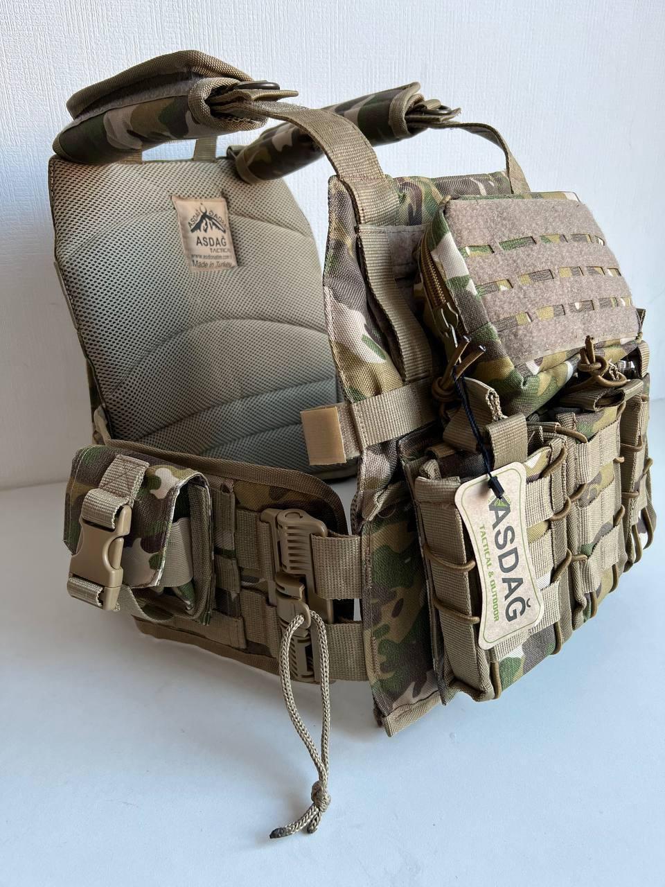 ᐉ Плитоноска ASDAG с системой быстрого сброса с подсумками в комплекте ...