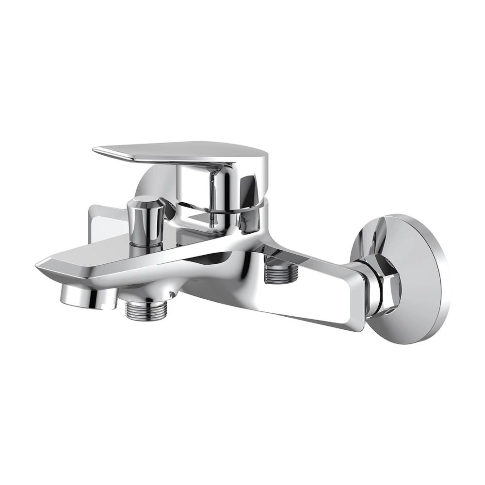 ᐉ Смеситель для ванны с коротким изливом Q-tap Pivonka Chrome • Купить ...