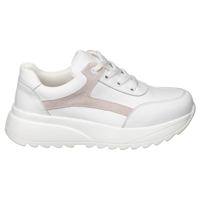 ᐉ Кросівки жіночі Hengji B05-4 шкіра р. 37 Білий (20012) • Краща ціна в ...