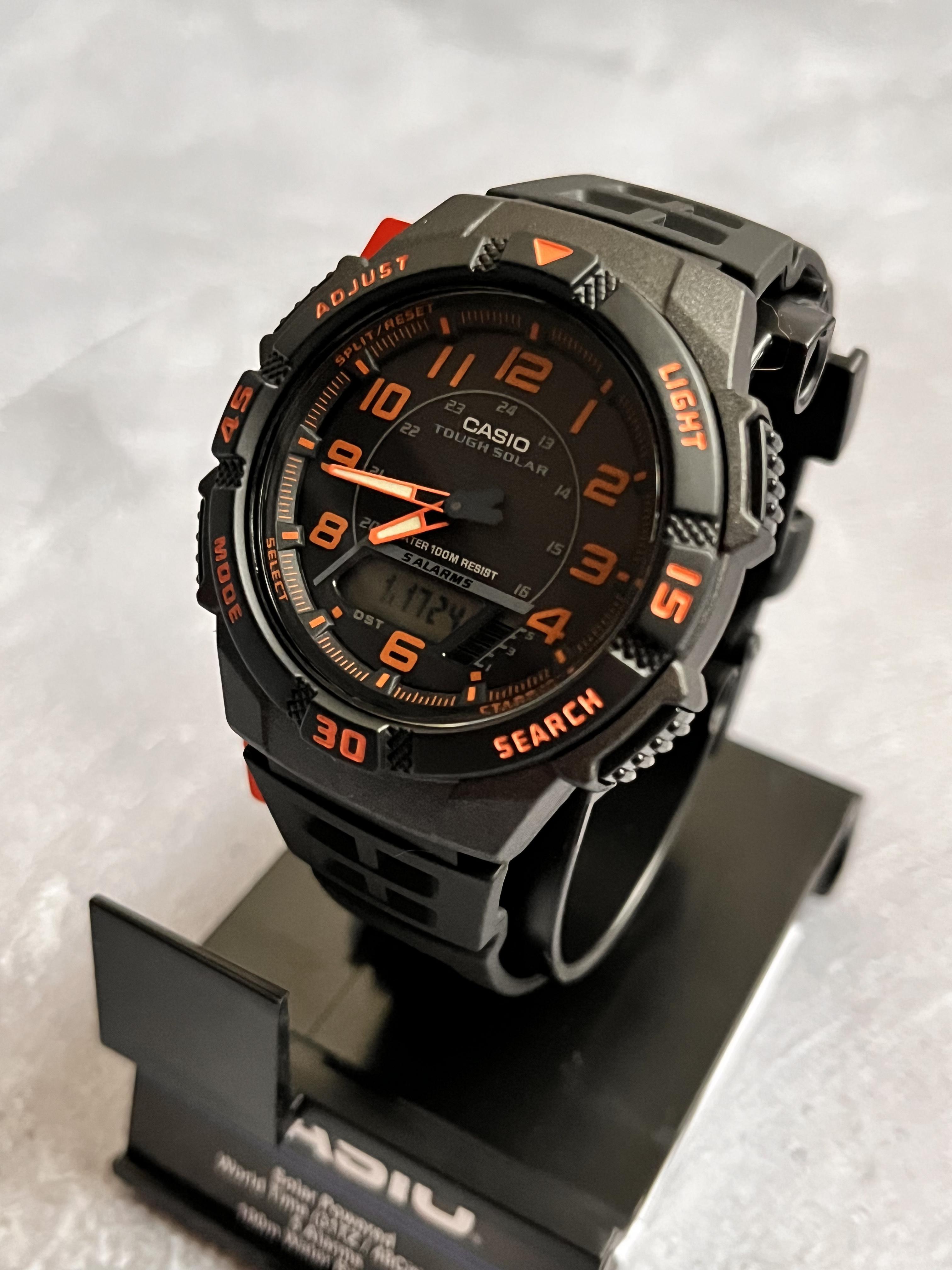 ᐉ Часы мужские Casio AQ-S800W-1B2VCF (020) • Купить в Киеве, Украине ...