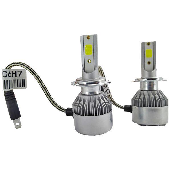 ᐉ Комплект LED ламп C6 HeadLight H7 12v COB • Купить в Киеве, Украине • Лучшая цена в Эпицентр