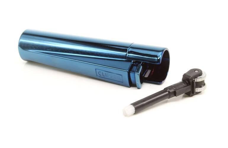 ᐉ Зажигалка глянцевая Clipper metal Deep Blue • Купить в Киеве, Украине ...