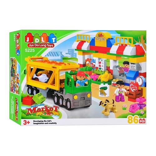 Конструктор JDLT Місто базар 86 великих дета. (JDLT 5225) • Краща ціна в Києві, Україні • Купити ...