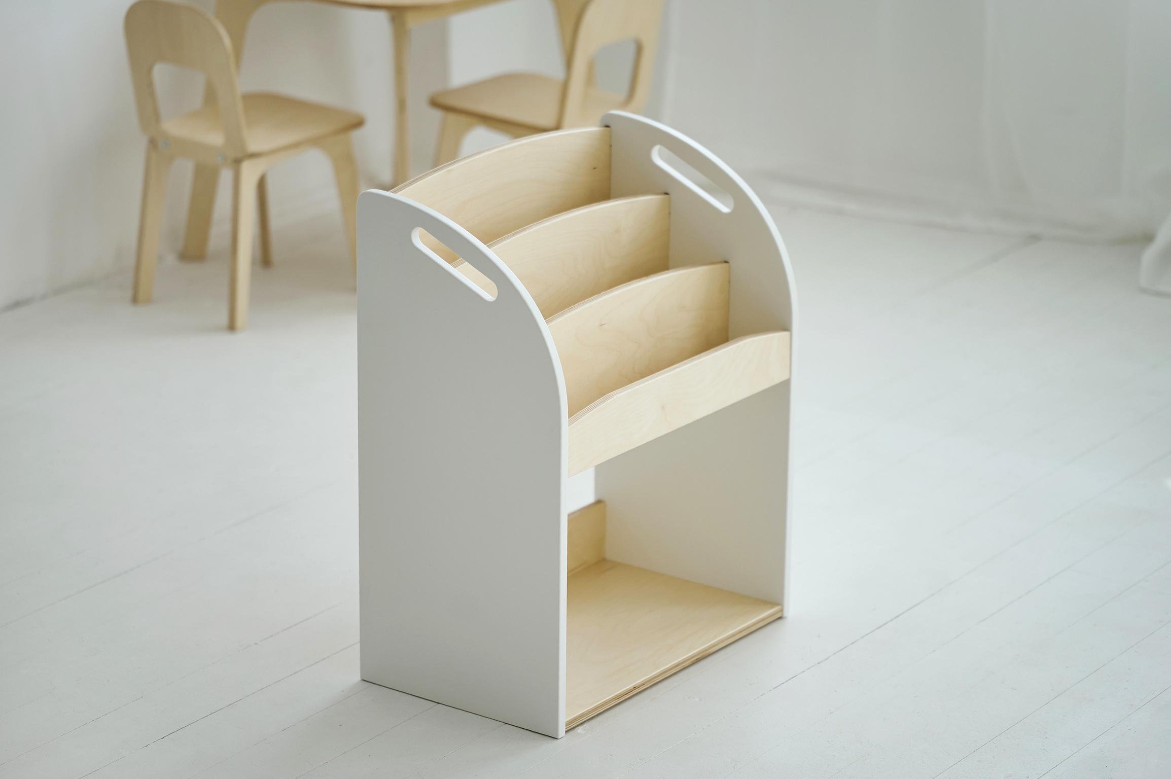 ᐉ Полиця дитяча книжкова підлогова Tatoy Маленька Білий • Краща ціна в Києві, Україні • Купити в ...