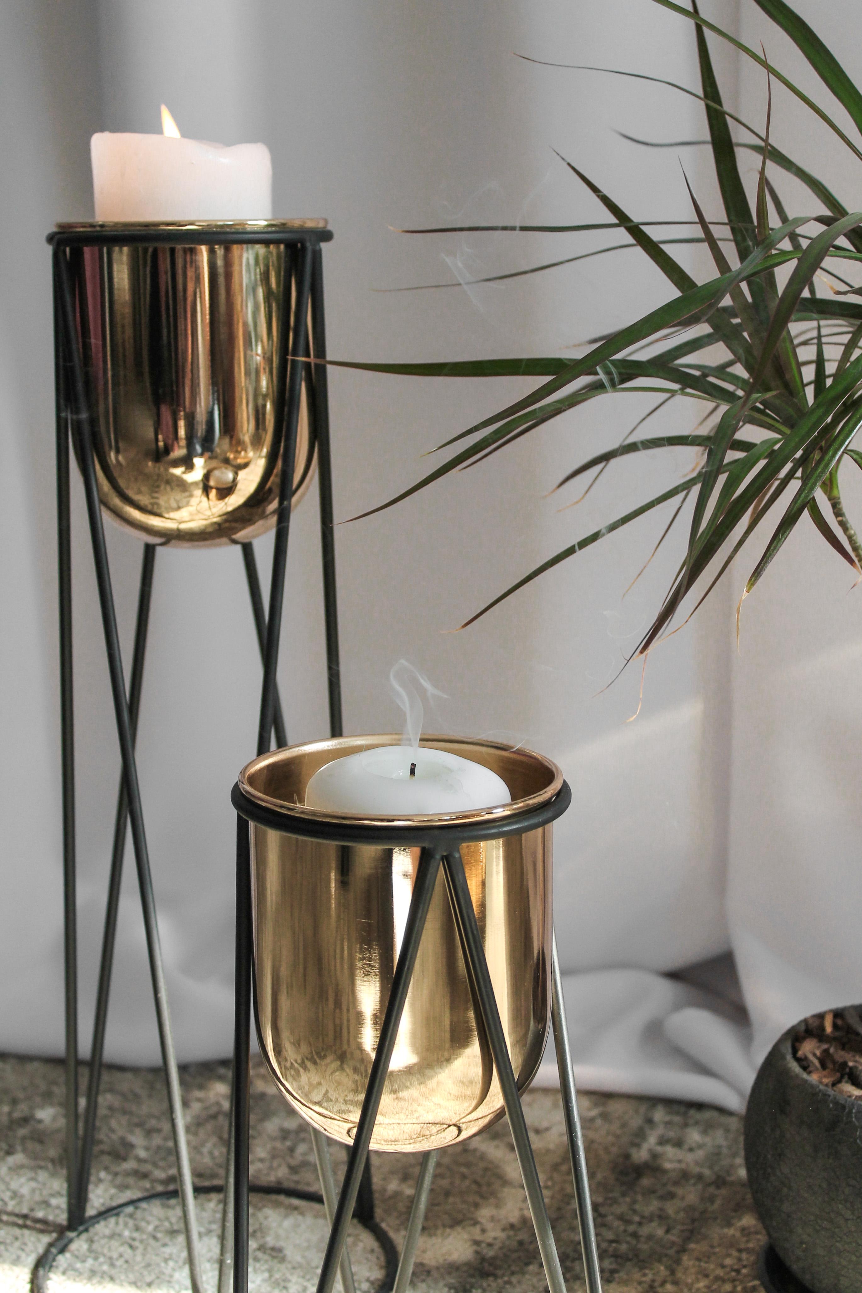 ᐉ Подсвечники праздничные Remy-Decor Олимп металлические 2 шт. 51/31 см ...