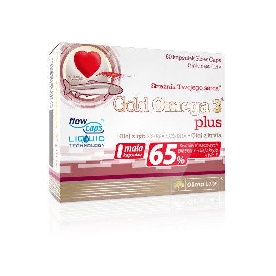ᐉ Омега для спорта Olimp Nutrition Gold Omega 3 Plus 60 Caps