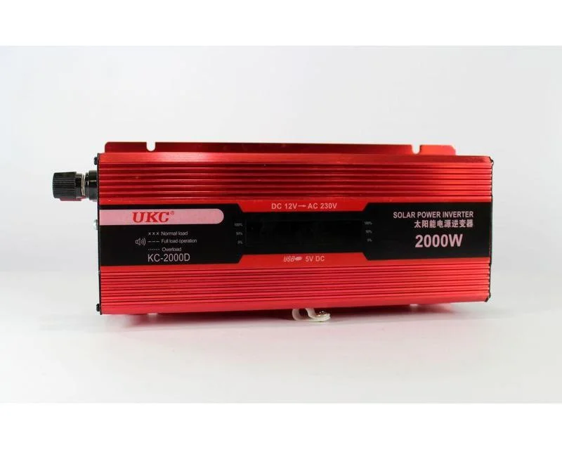 ᐉ Інвертор автомобільний UKC AC/DC KC-2000D 2000 W з LCD індикатором та USB 12 V (f0142571 ...
