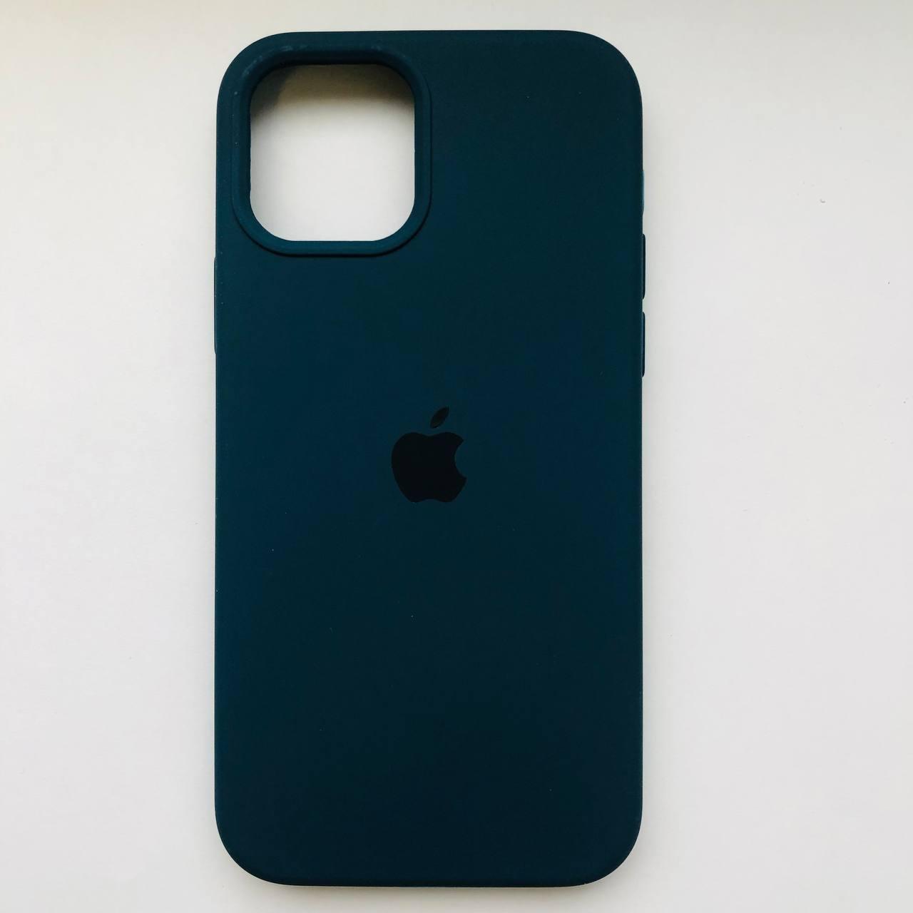 ᐉ Чехол Silicone Case для Apple iPhone 12, 12 Pro Deep Blue • Купить в ...