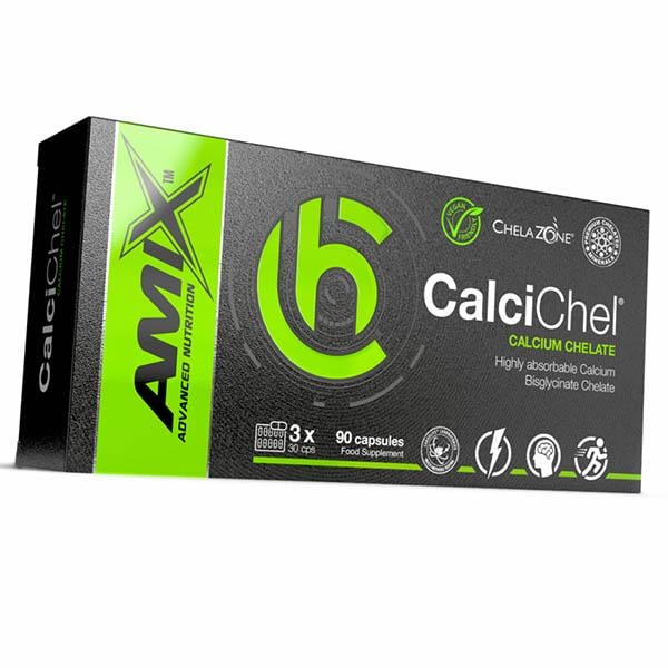 ᐉ Кальцій Бісгліцинат Хелат Amix Nutrition ChelaZone CalciChel 90 капс ...