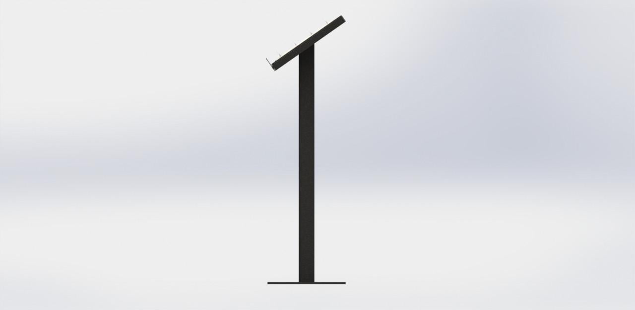 ᐉ Металева інформаційна стійка для меню 17 кг 103х40х33 см • Краща ціна ...