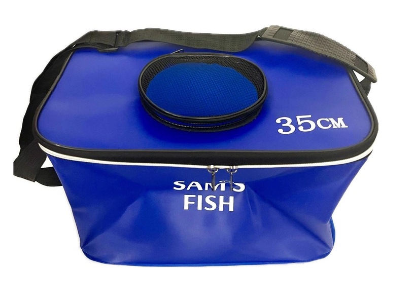 ᐉ Сумка-відро для риболовлі Sam's Fish SF23841 водонепроникна 35x24x23 ...