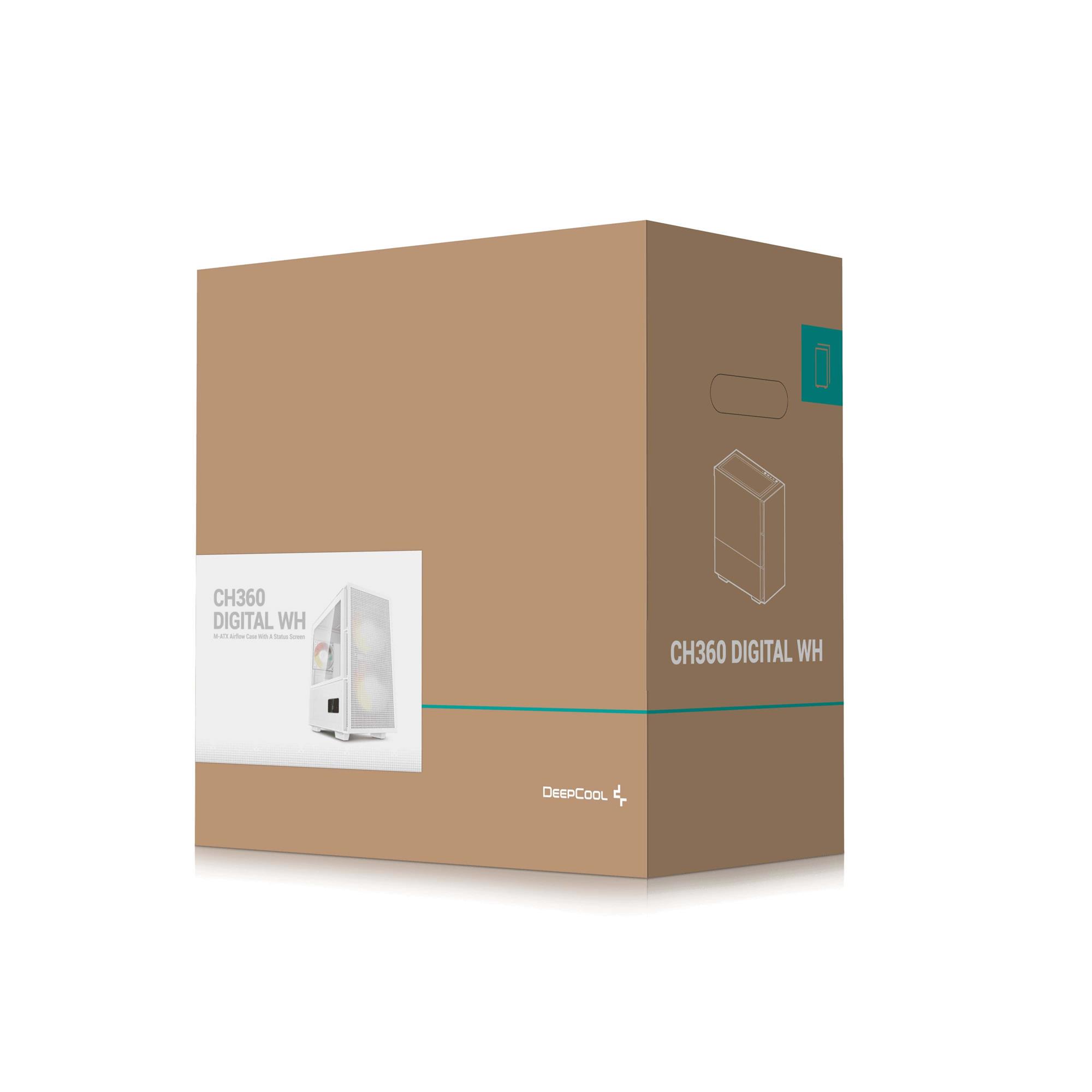 ᐉ Компьютерный корпус Deepcool CH360 Digital PSU White (R-CH360-WHAPE3D ...
