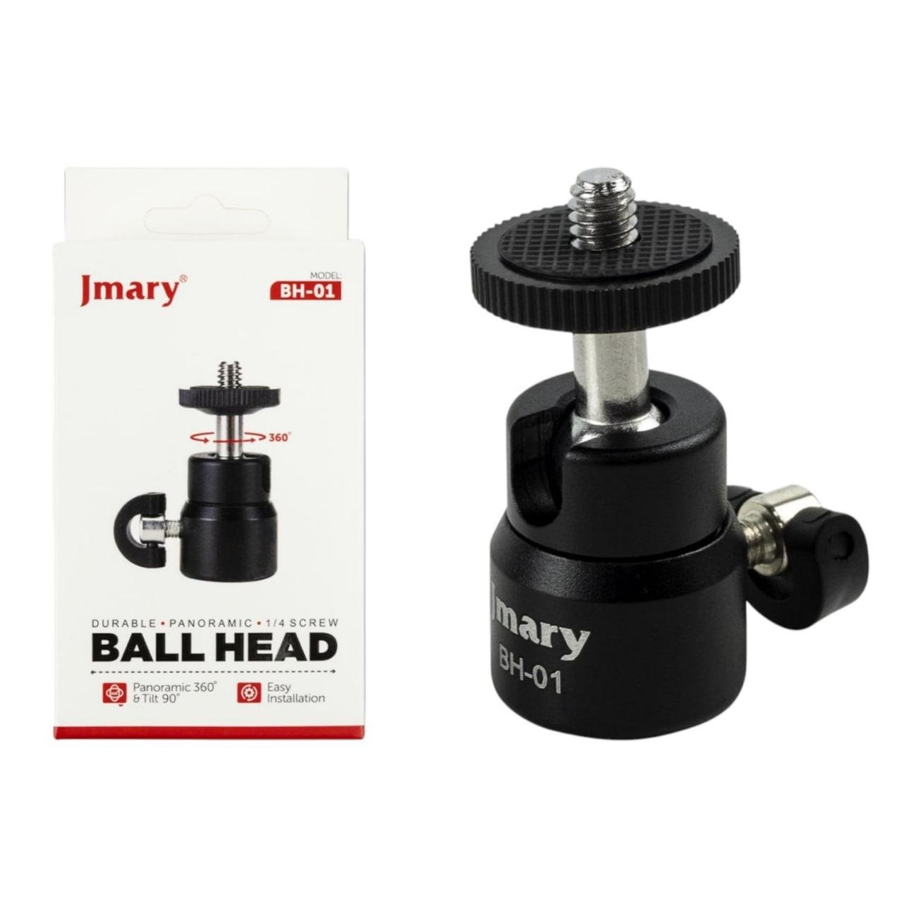 ᐉ Крепление шарнирное 360° Jmary BH-01 металл резьба 1/4" (25790915) • Купить в Киеве, Украине ...