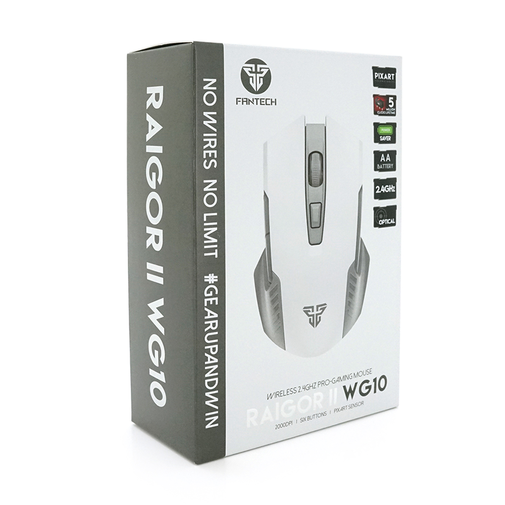 ᐉ Миша бездротова Fantech WG10 RAIGOR II 6 кнопок 800-2000 DPI White ...
