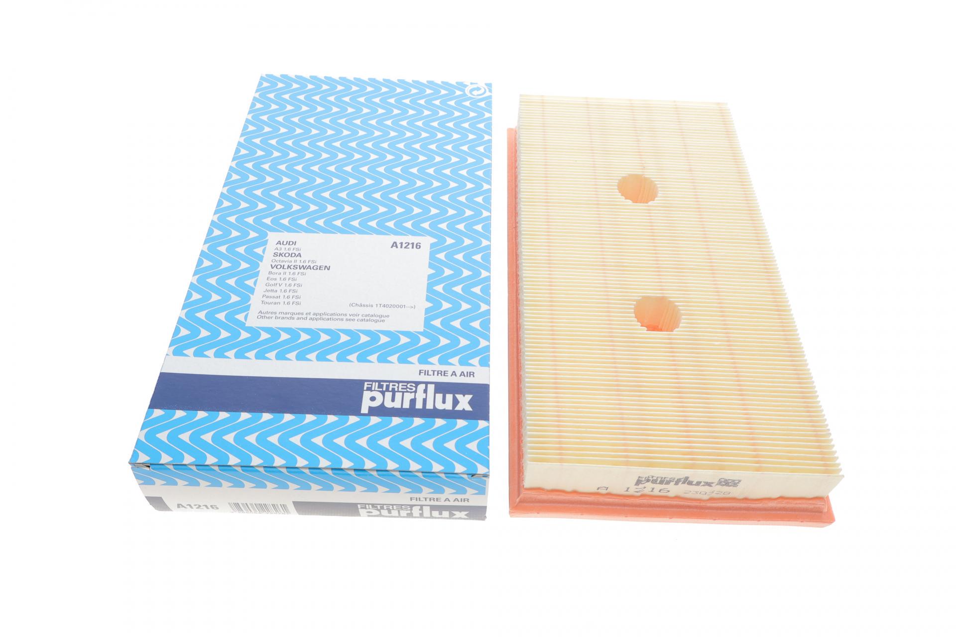 ᐉ Фильтр воздушный PURFLUX для VW Golf/Jetta 1,6FSI- (A1216) • Купить в ...