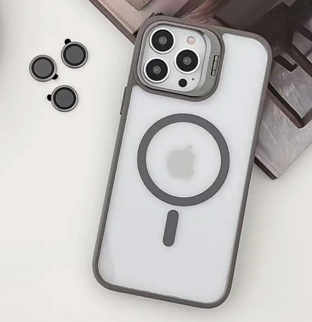 ᐉ Чехол Primo Support MagSafe для iPhone 16 Pro с защитой камер - Grey ...