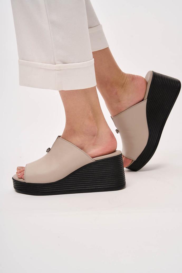 ᐉ Сабо жіночі Fabio Monelli р. 39 Бежевий (177297) • Краща ціна в Києві ...