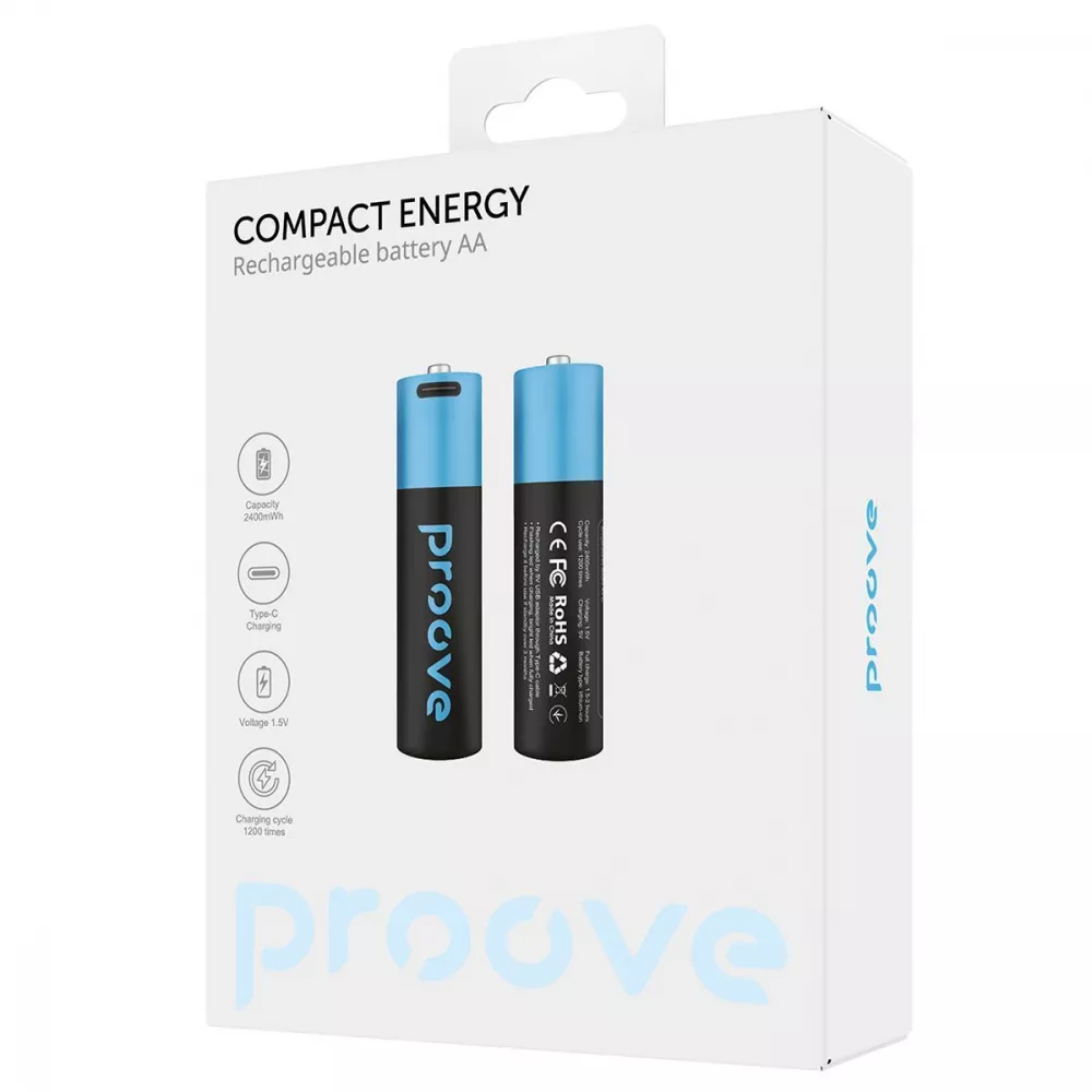 ᐉ Батарейки аккумуляторные Proove Type-C Compact Energy 2600 mAh ...