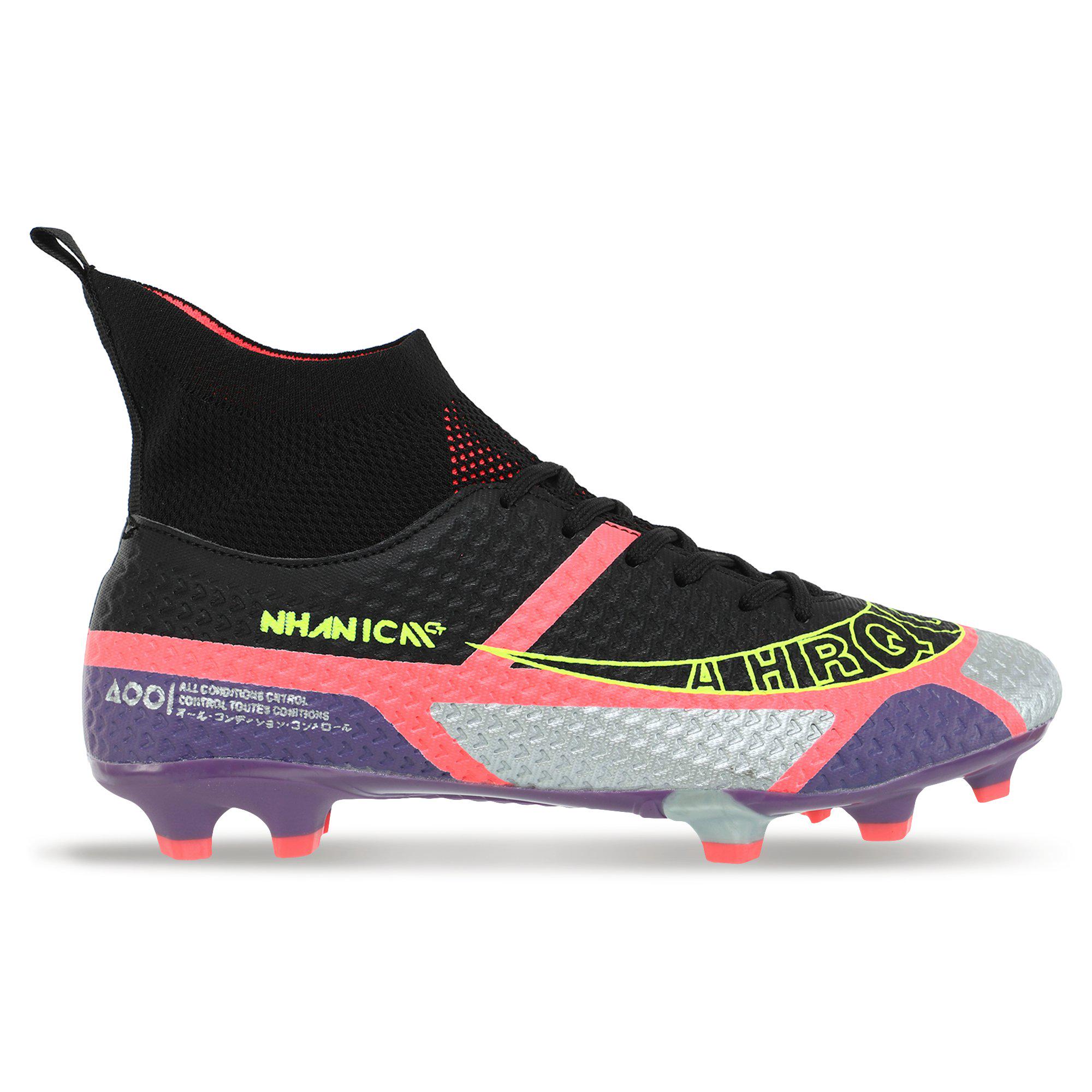 Бутси футбольні CR7 р. 38 Чорний/Бузковий (OB-229-2) • Краща ціна в ...