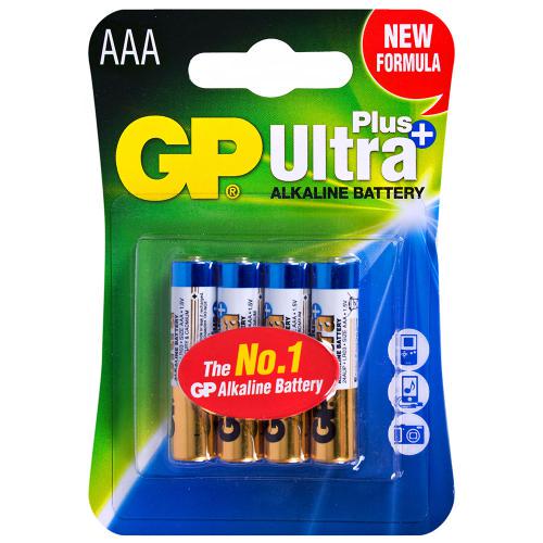 ᐉ Батарейка Gp Ultra Plus Alkaline 1,5V 24AUPHM-2UE4 щелочная LR03 AUP AAA