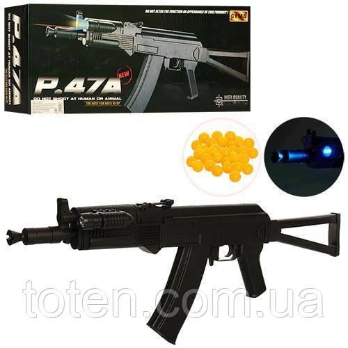 ᐉ Автомат пневматический AK-47 c пpиклaдoм с фонариком и прицелом ...