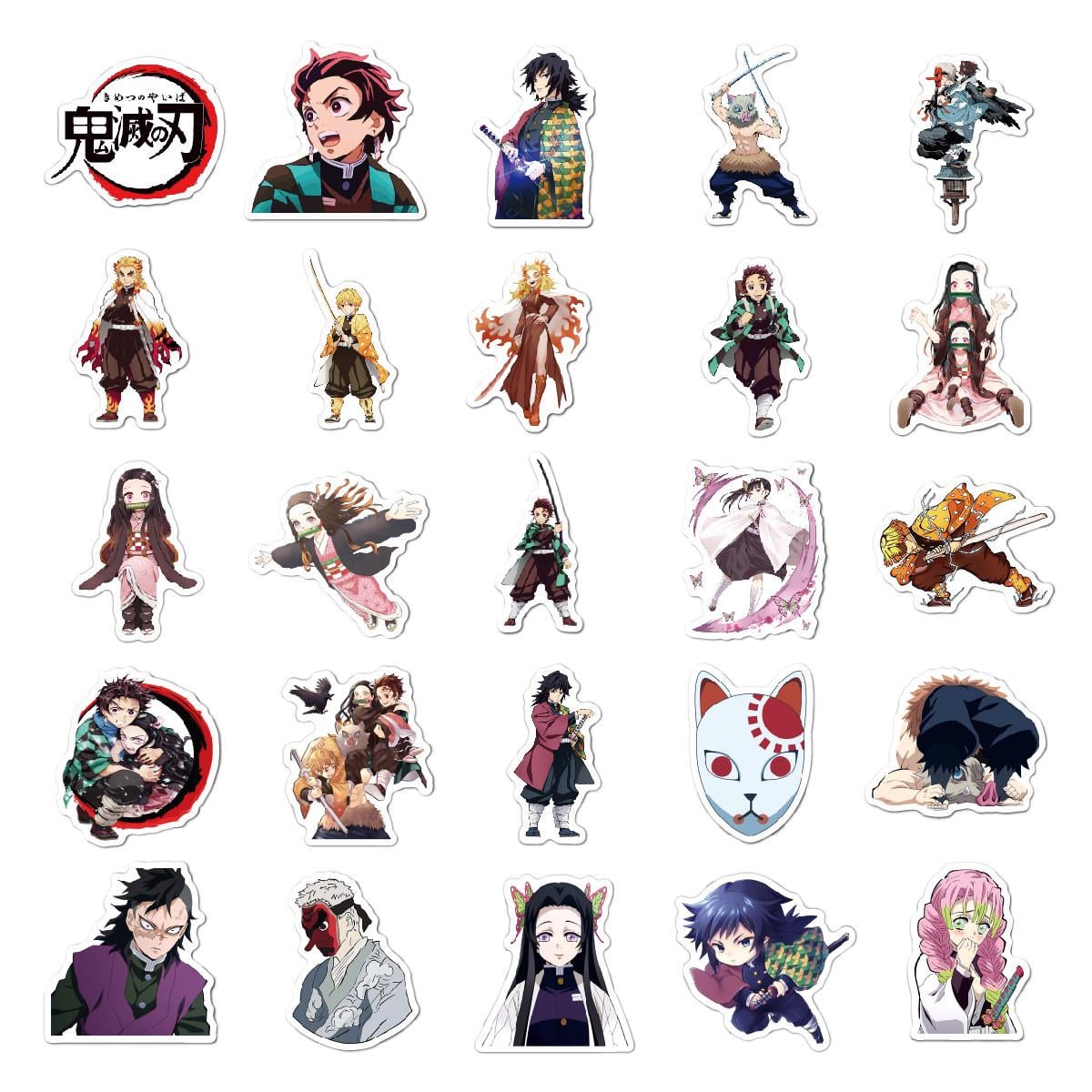 ᐉ Набір стікерів Kimetsu no Yaiba / Винищувач демонів 50 шт. (100073.7 ...