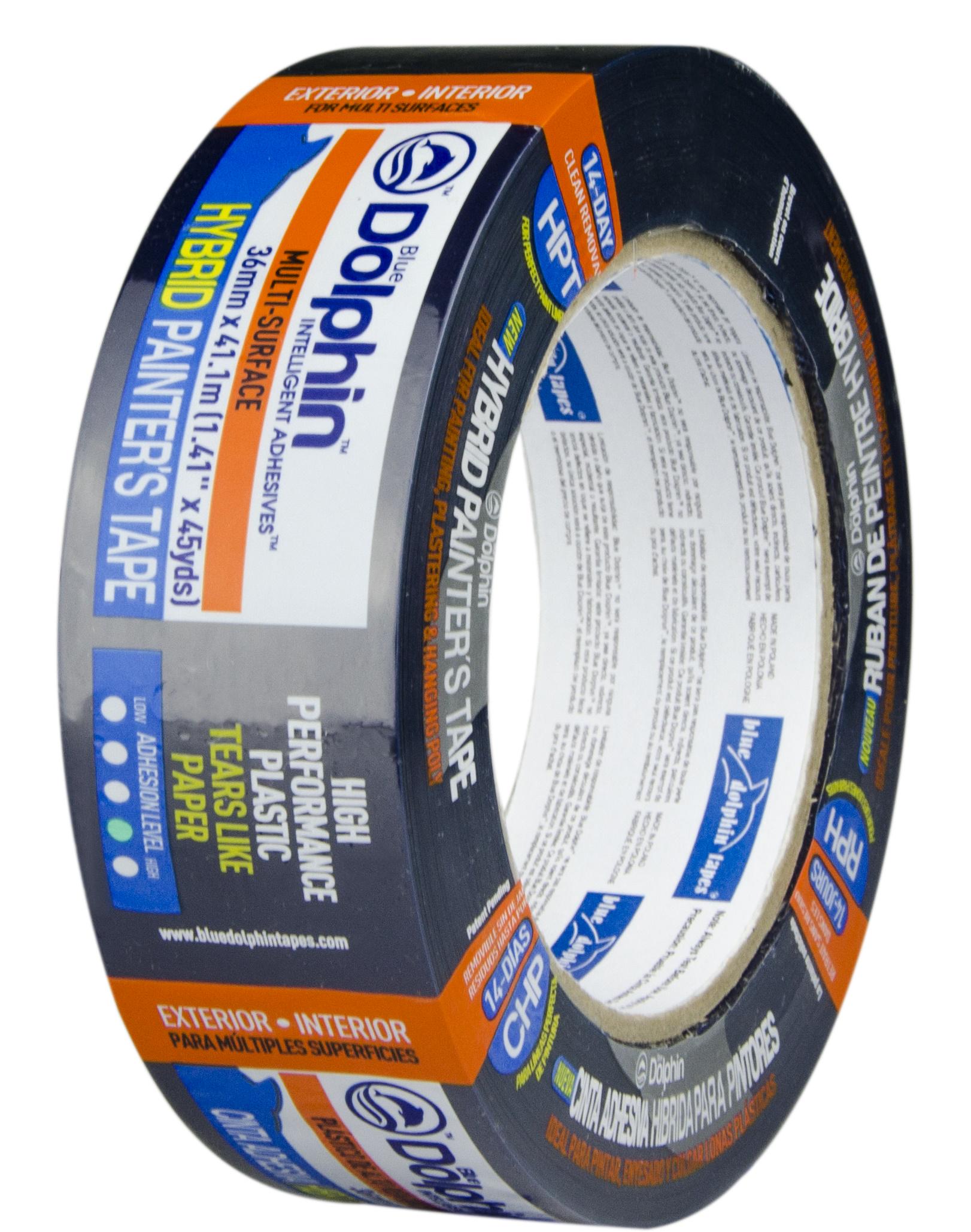 ᐉ Малярная лента Blue Dolphin Hybrid Hpt 36 мм х 41 м Черный • Купить в ...