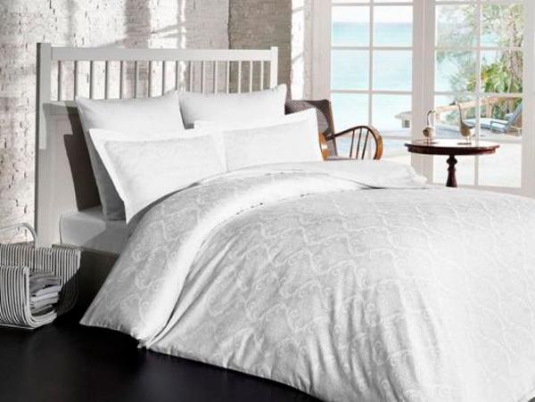 ᐉ Постельное белье Prima Casa Damask жаккард бамбук семейное 240x260 см ...