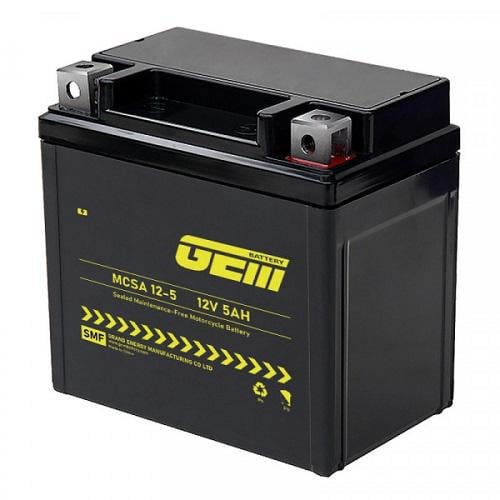 ᐉ Аккумуляторная батарея GEM Battery GS 12-5 AGM 12V 5,0A Black • Купить в Киеве, Украине ...